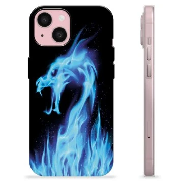 IPHONE 15 TPU MASKA - PLAVI VATRENI ZMAJ
