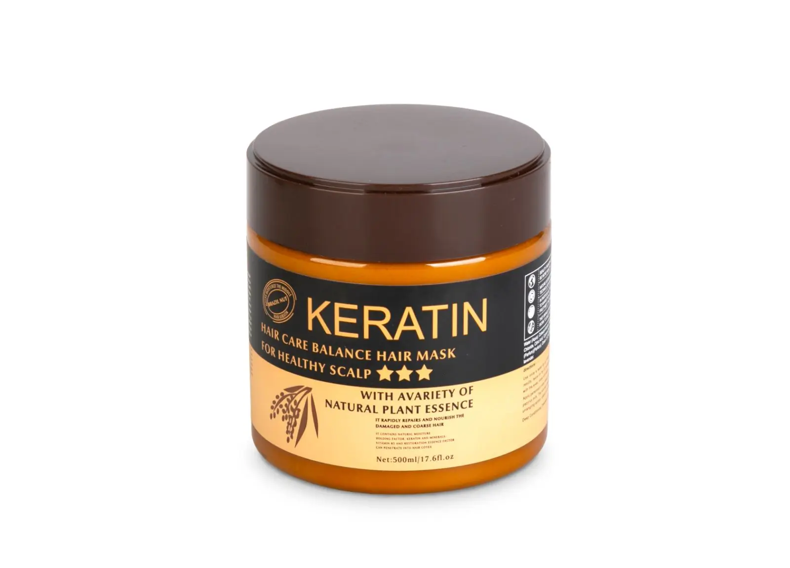 Wax Natural Maska za kosu Brazilski orah, 500ml