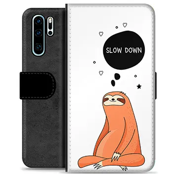 HUAWEI P30 PRO PREMIJUM FUTROLA-NOVČANIK - SLOW DOWN