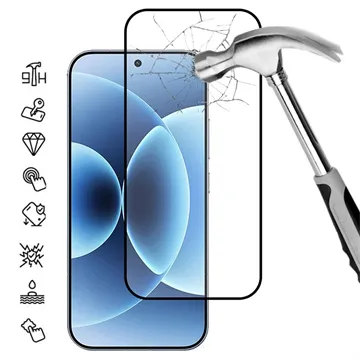 XIAOMI 17T FULL COVER TEMPERED GLASS SCREEN PROTECTOR - 9H - BLACK EDGE
