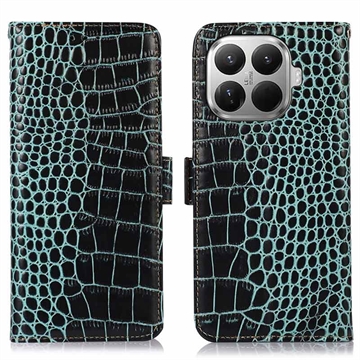 XIAOMI 17T PRO CROCODILE SERIJA KOŽNA MASKA-NOVČANIK SA RFID-OM