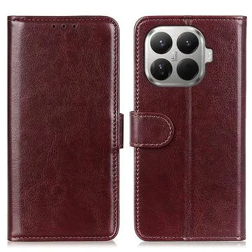 XIAOMI 17T WALLET CASE WITH STAND - BROWN