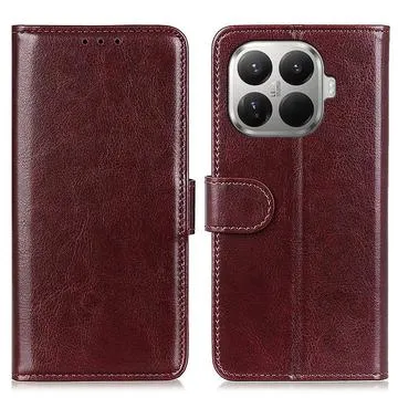 XIAOMI 17T PRO WALLET CASE WITH STAND - BROWN
