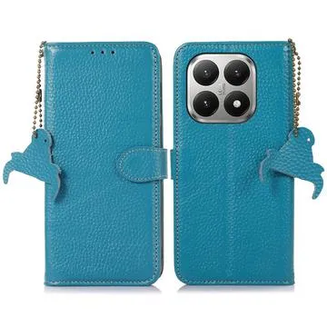 XIAOMI 17T PRO WALLET LEATHER CASE WITH RFID - BLUE