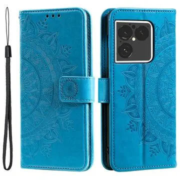 SONY XPERIA 1 VIII MANDALA WALLET CASE WITH WRIST STRAP