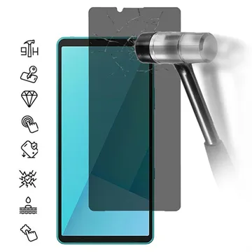 SONY XPERIA 1 VIII PRIVACY TEMPERED GLASS SCREEN PROTECTOR - 9H