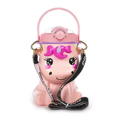 Tri Coastal Design Group S.R.L Flaša za vodu Dream Pop - Unicorn, Roze