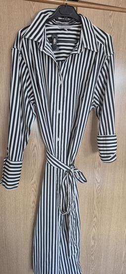 Midi H&M haljina na pruge