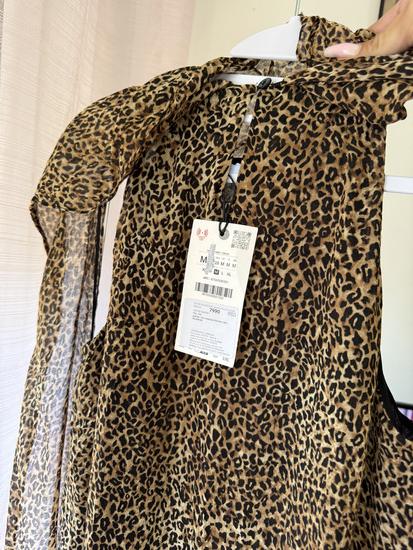 Zara midi haljina od viskoze