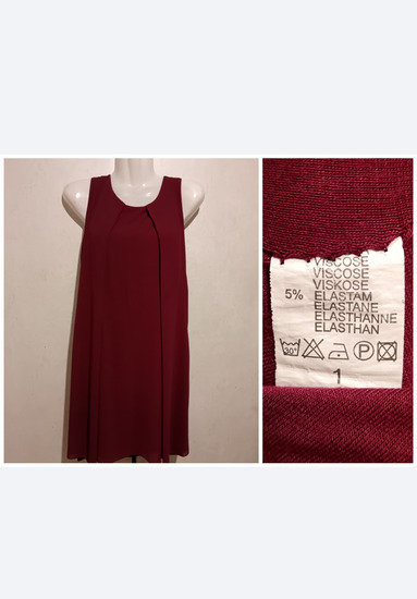 Burgundy haljina za sve prilike ❤️
