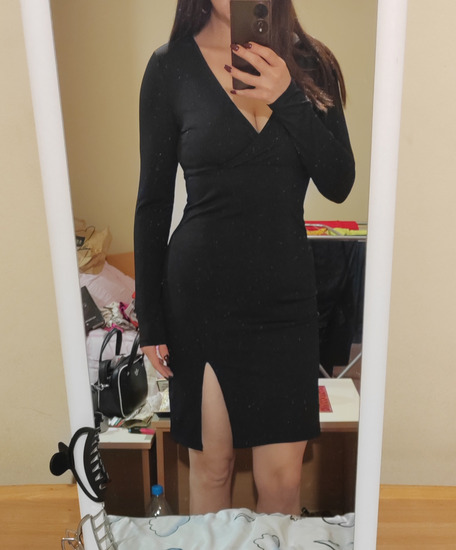 H&M crna haljina NOVO