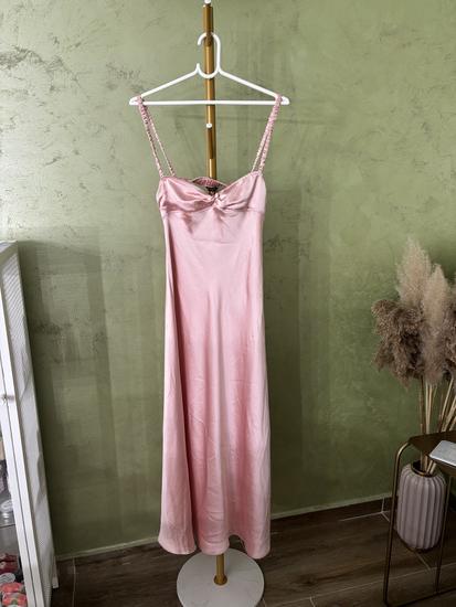 Zara saten haljina M