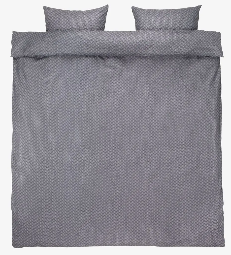 Komplet posteljine Aurora Krep, 200 x 220 cm, siva