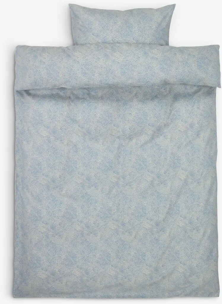 Posteljina od flanela Aurora, 140 x 200 cm, plava
