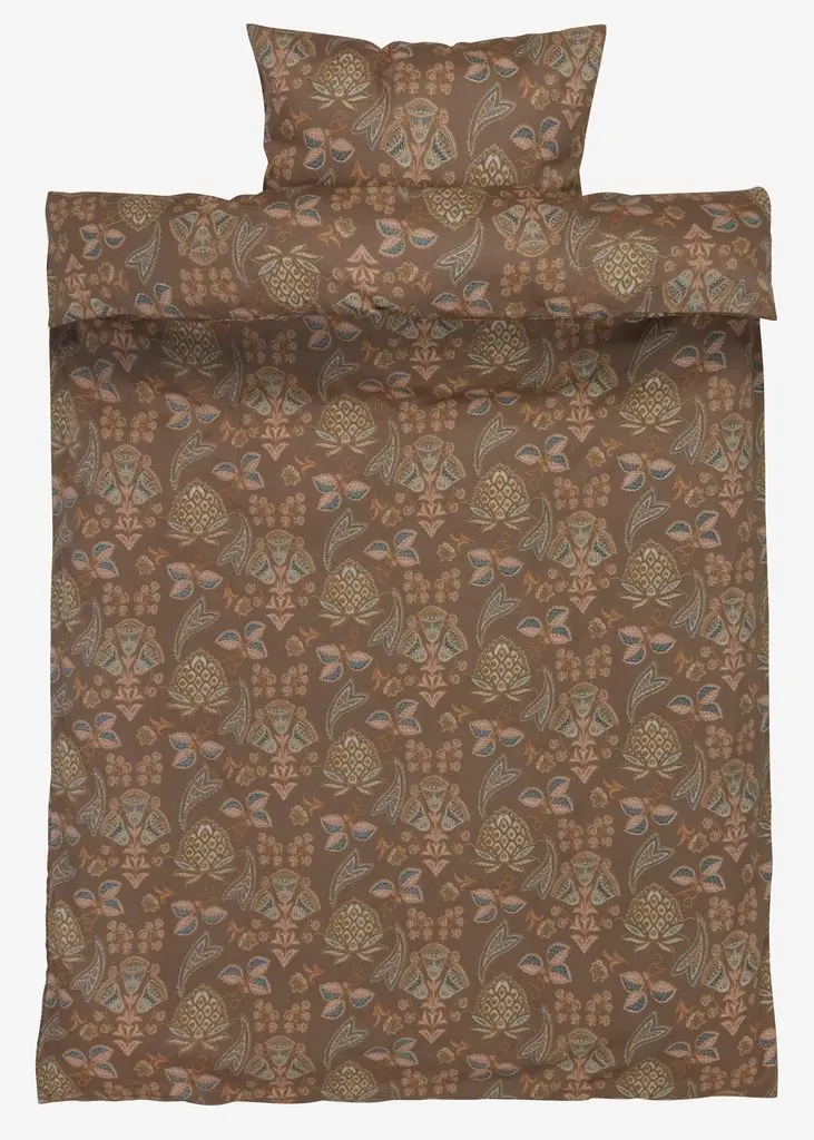 Posteljina Aurora Saten, 140x200, Braon