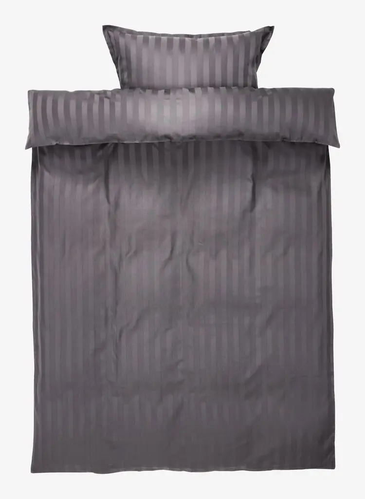Posteljina Aurora Saten, 140 x 200, Antracit