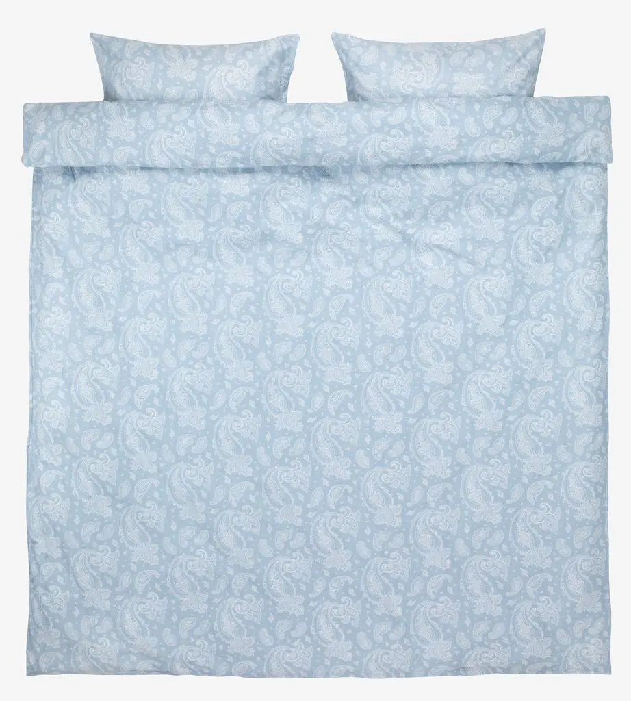 Posteljina od flanela Aurora, 200x220 cm, plava