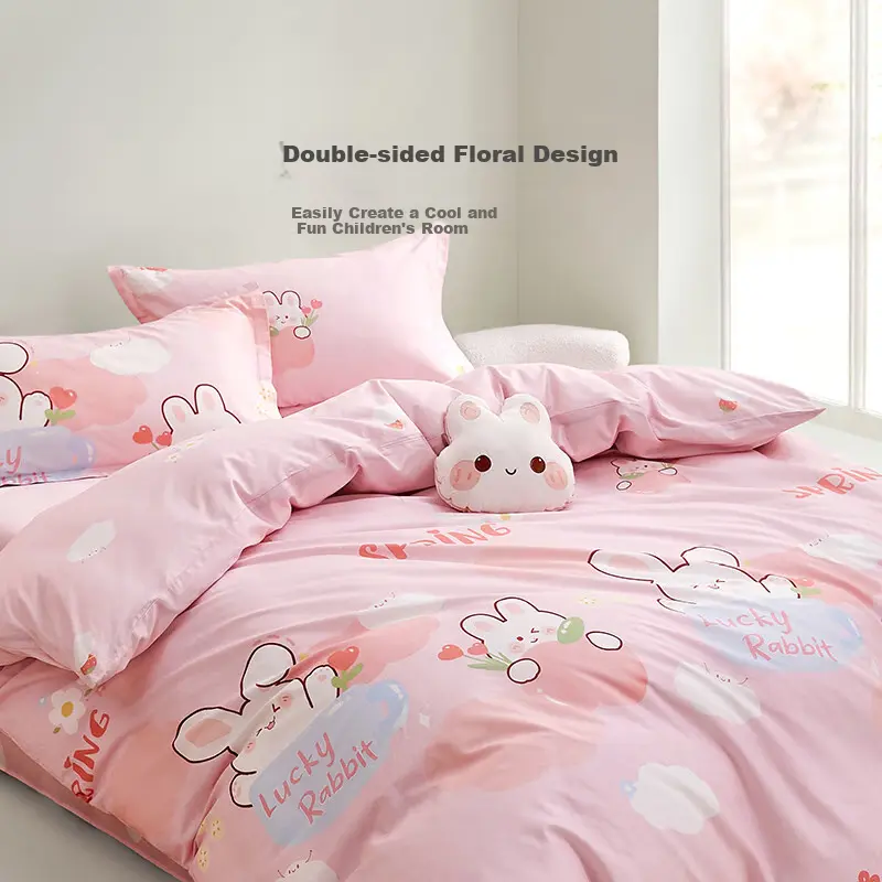 Luolaikids Navlaka za jorgan, 150x215 cm, Roze