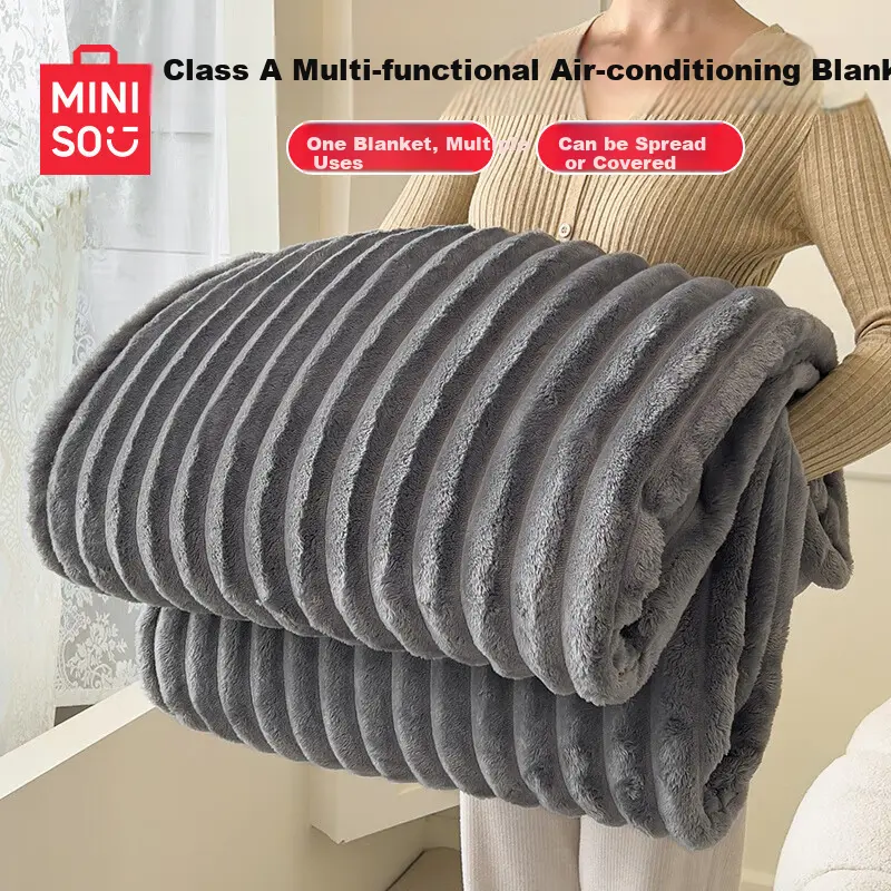 Miniso Ćebe, 200x230cm, Sivo