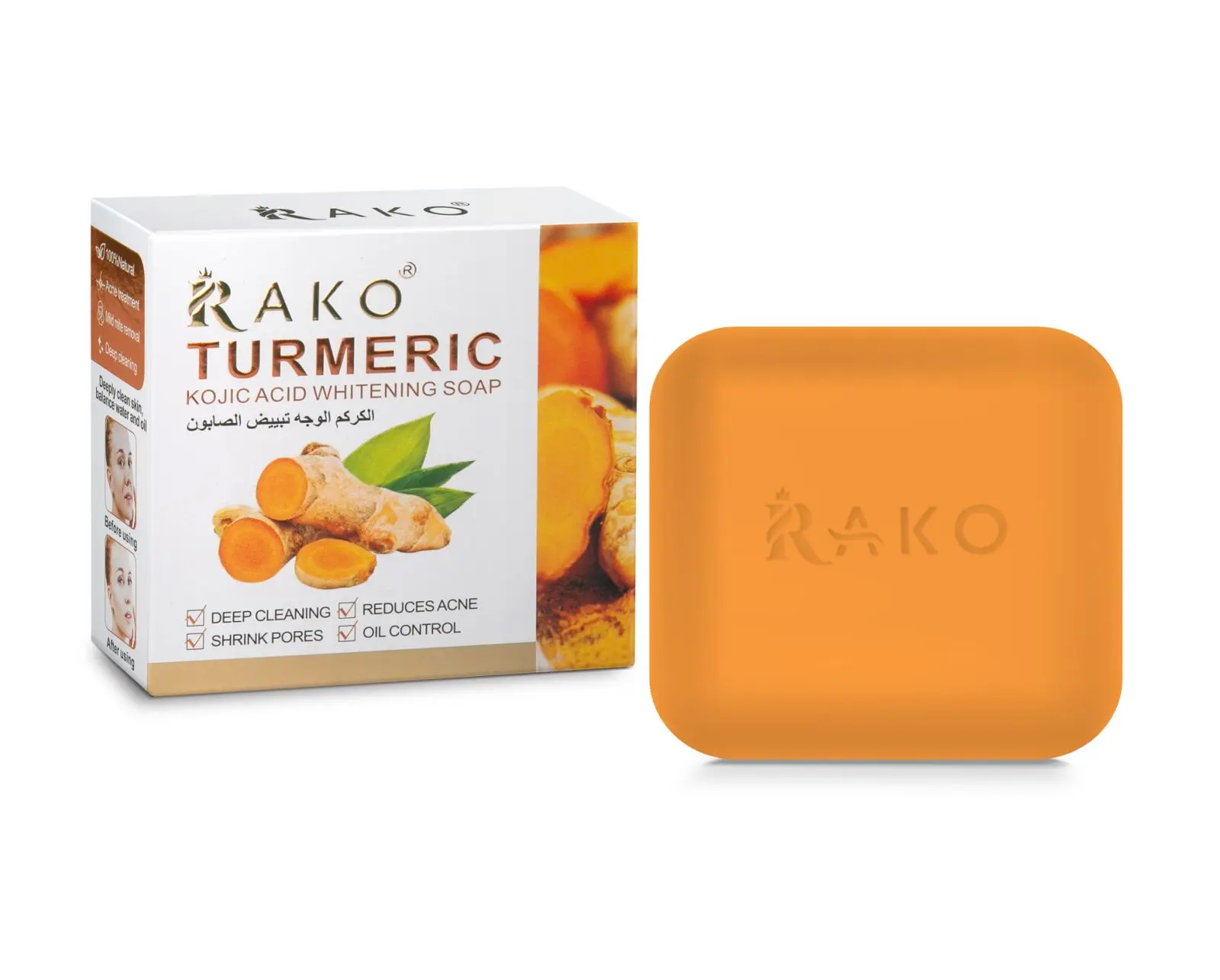 Wax Natural Sapun Kurkuma, 100g