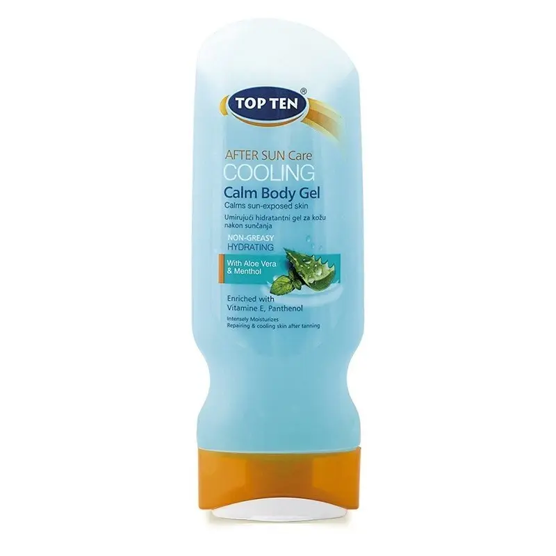 Top Ten Gel za negu kože nakon sunčanja, Sa efektom hlađenja, 200 ml