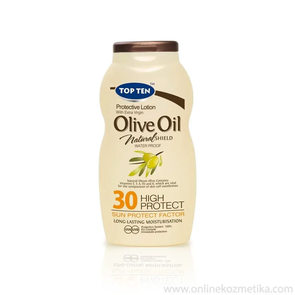 Top Ten Mleko za sunčanje Olive, SPF 30, 200ml