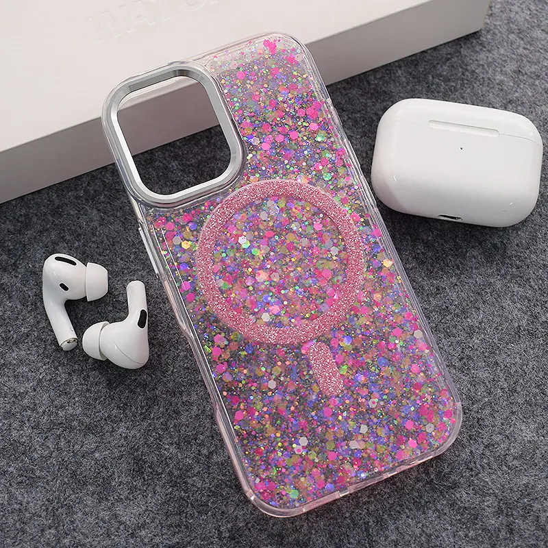 Maska za iPhone 17 Mag Case Glue pink