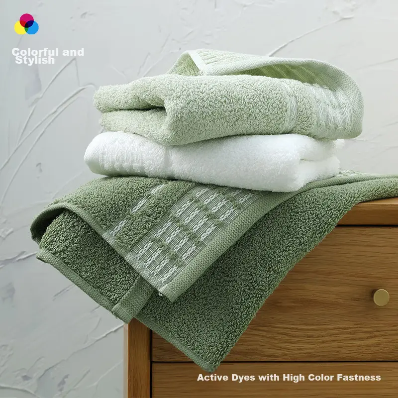 KING SHORE Set peškira, Pamuk, 74x34cm, 3 komada