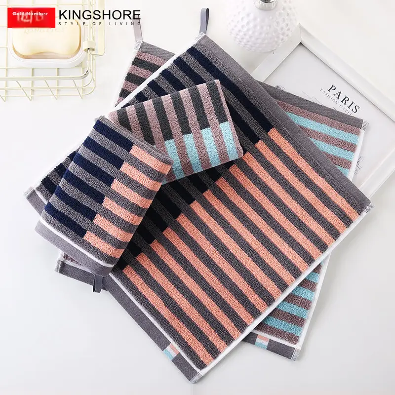 KING SHORE Dečiji Set peškira, Pamuk, 35x35cm, 4 komada