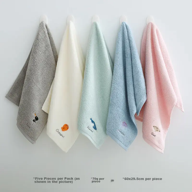 KING SHORE Set peškira, Pamuk, 60x29.5cm, 5 komada