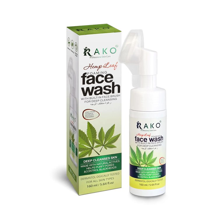 Wax Natural Pena za lice Konoplja, 160ml