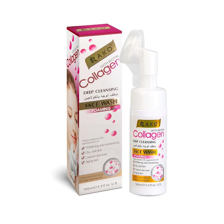 Wax Natural Pena za lice Kolagen, 160ml