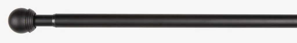 Zavesa Aurora, 120-210 cm, crna