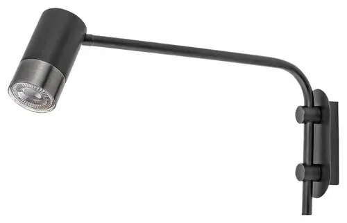 RABALUX Zidna lampa Zircon crna
