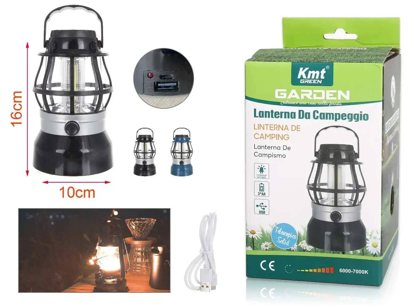 KMT Punjiva fenjer lampa