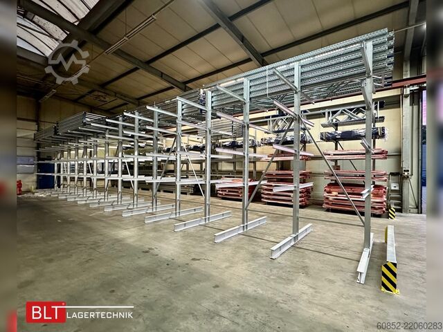 Konzolni regál
ca. 18,45 lfm Kragarmregal Doppelseitig H:400 cm 500 Kg/Arm