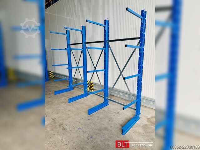Konzolni regál
ca. 3,15 lfm. Kragarmregal Langgutregal H: 250 cm 140 kg/Arm META Multistrong