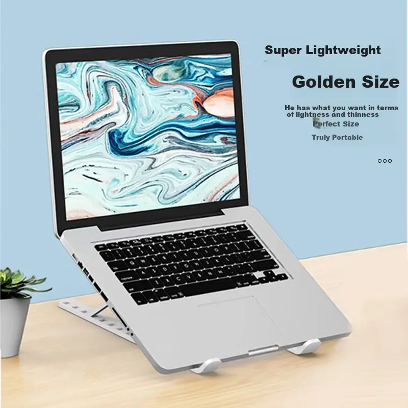 JPLAYER Podesivi stalak za laptop, Beli