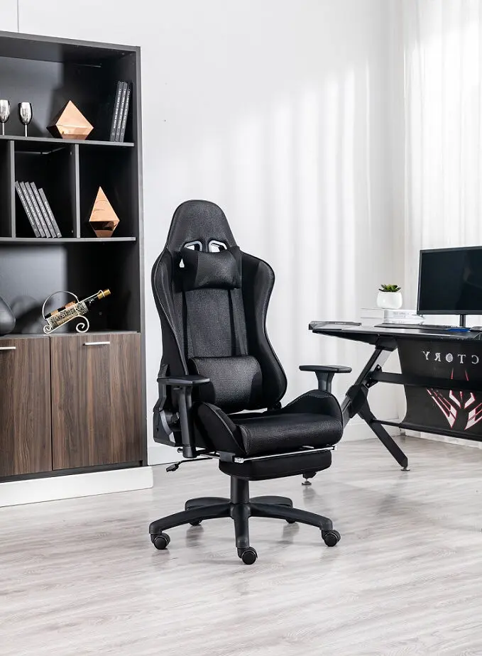 Eplaygame Gejmerska stolica HC-4036BL, Crna