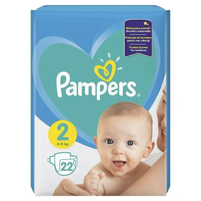 Pampers Pelene 2, 3-6 kg, 22 komada