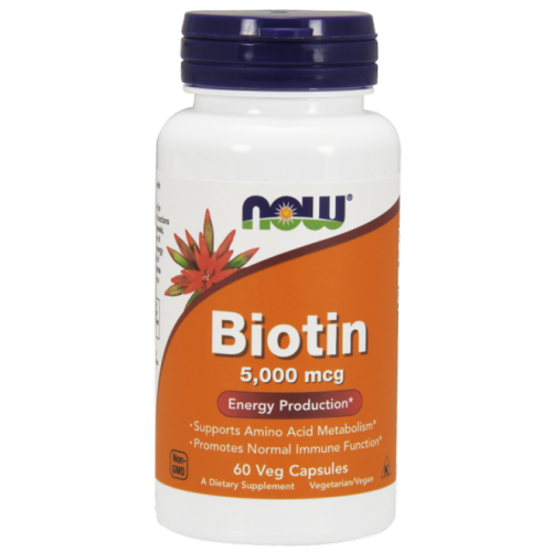 Biotin, 5000mcg, 60 VCAPS