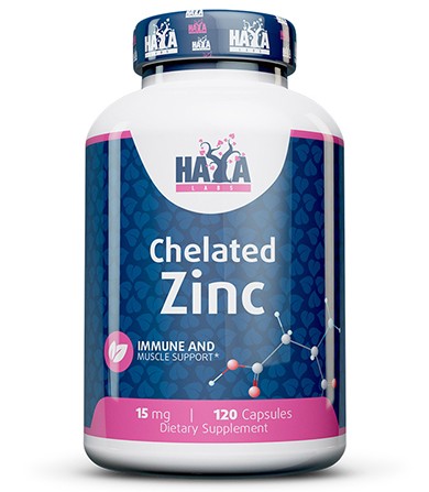 Chelated Zinc 15 mg (Cink helirani) – 120 kapsula