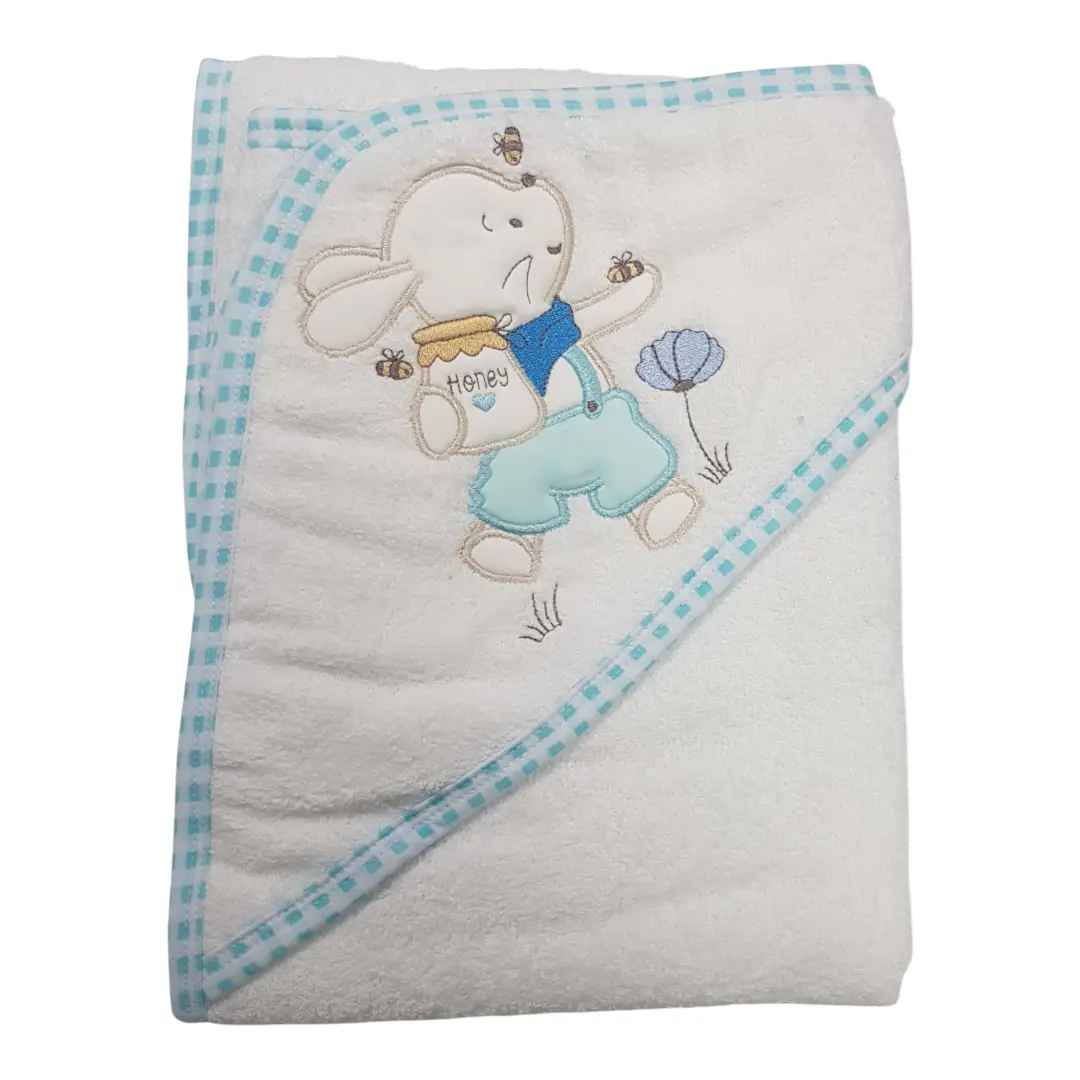 Peškir sa kapuljačom za bebe 100x100