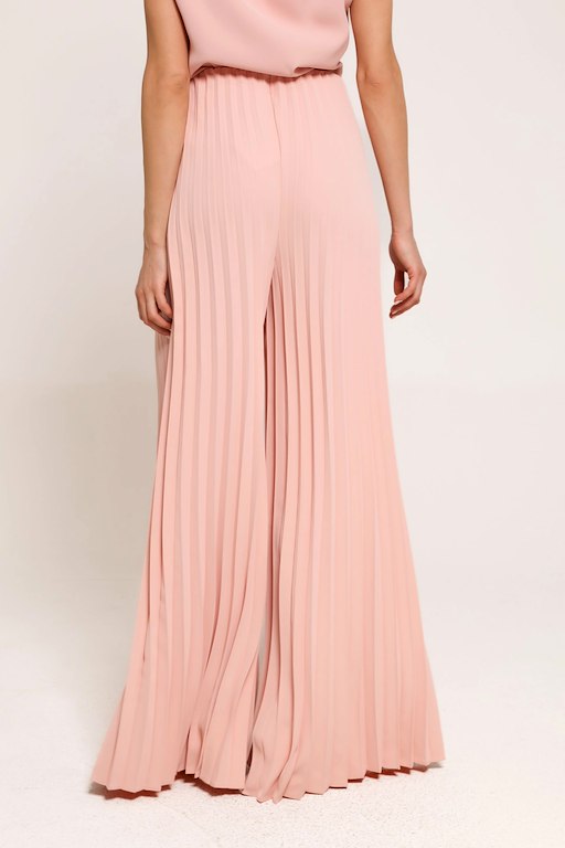 PLISIRANE ROZE PANTALONE