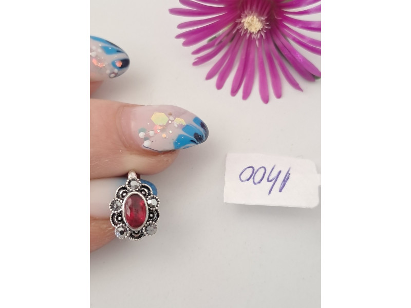 NOVE vatreno crvene vintage mindjuse 925
