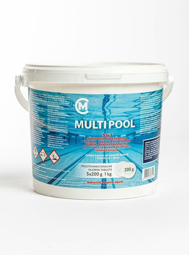 Multifunkcionalne hlorne tablete za bazen 200g – 3kg