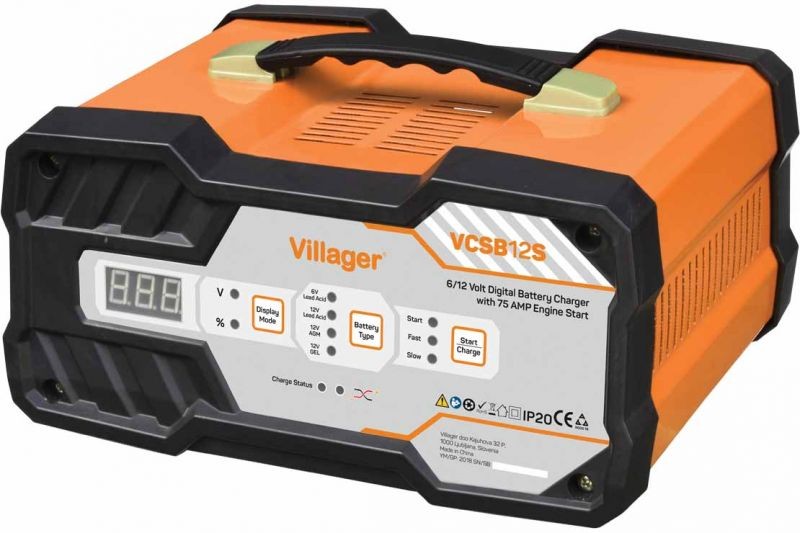 Punjač akumulatora i starter Villager VCSB 12 S