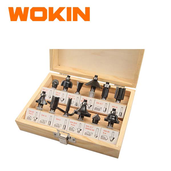 Wokin 12PCS set karbidnih freza - 1/4″