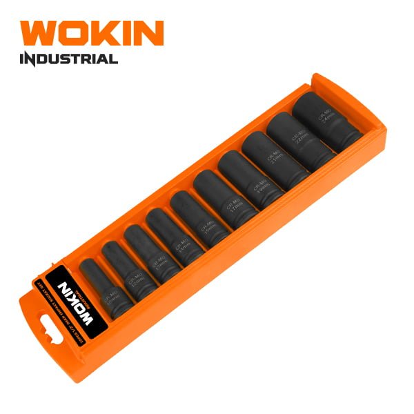 Wokin 10PCS set dubokih udarnih nasadnih ključeva 1/2″ (industrijski) - 10, 12, 13, 14, 15, 17 19, 21, 22, 24mm