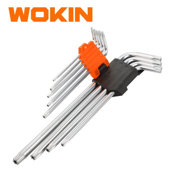 Wokin 9PCS TORX EKSTRA-DUGAČKI HEX KLJUČ SET